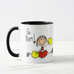 Red Cheerleader Mug | Zazzle