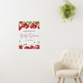 Red Cherry Baby Shower Welcome Sign | Zazzle