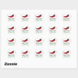 Red Chili Pepper Address Labels | Zazzle