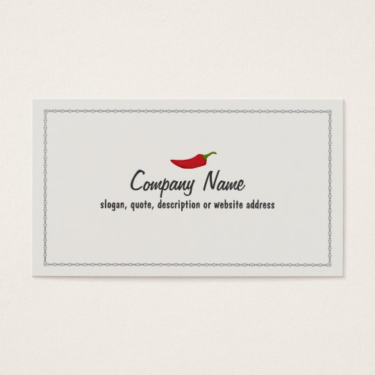 Red Chili Pepper Business Card | Zazzle.com