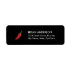 Red chili pepper jalapeno with mexican border label | Zazzle.com