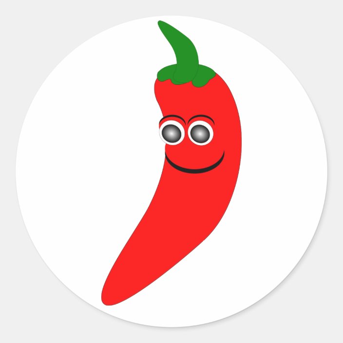 Red Chili Pepper Sticker | Zazzle.com