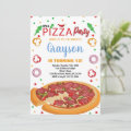 Red Chilli White Red Pizza Birthday Invitations | Zazzle