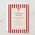 Red Christmas Dinner Invitation | Zazzle
