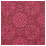 Merry Christmas Sloth Ornament Pattern Fabric | Zazzle.com