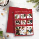 Red Christmas Photo Collage Holiday Card | Zazzle