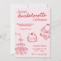 Red Cocktail Bachelorette Party Invitation | Zazzle