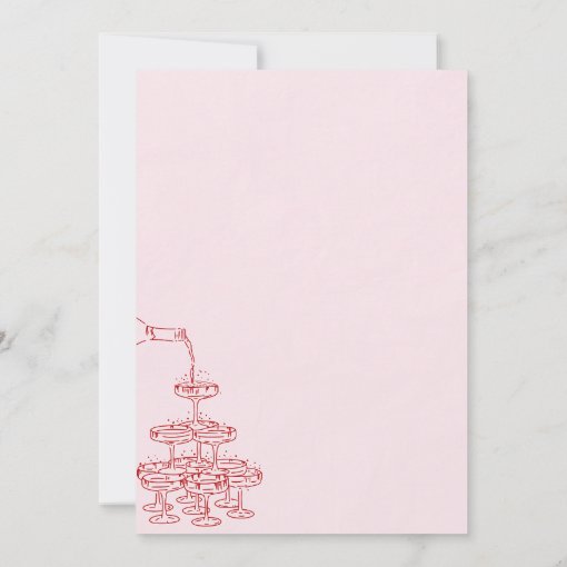 Red Cocktail Bachelorette Party Invitation | Zazzle