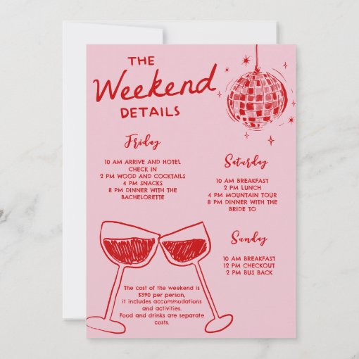 Red Cocktail Birthday Party Invitation | Zazzle