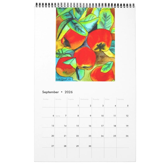 sacha calendar