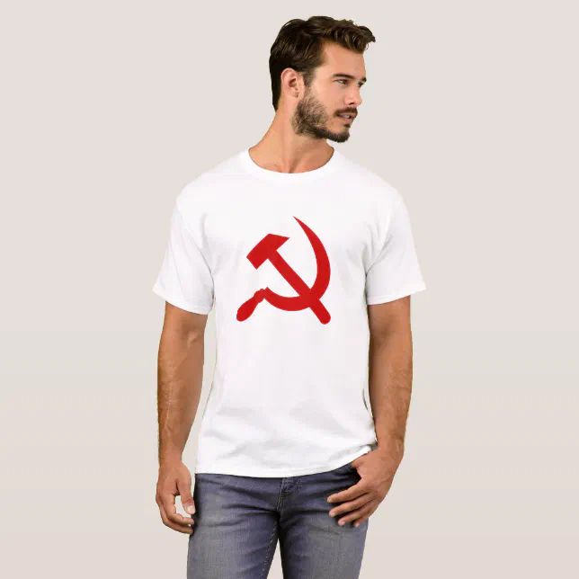 Red Communism hammer and sickle T-Shirt | Zazzle