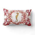 Red Coral American MoJo Pillow | Zazzle