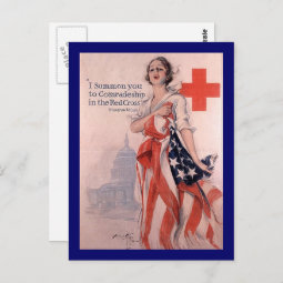 Red Cross Postcard | Zazzle