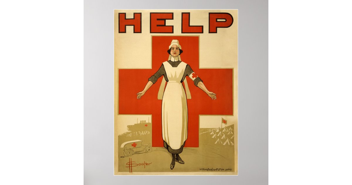 Red Cross Poster | Zazzle