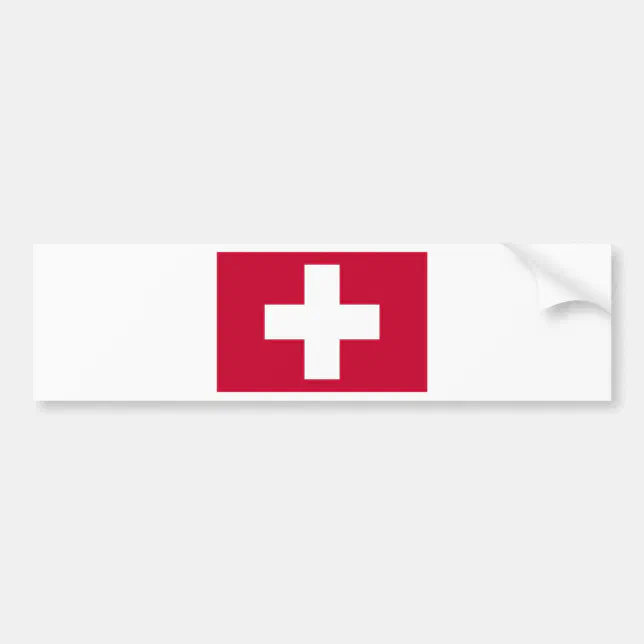 Red Cross Products & Designs! Bumper Sticker | Zazzle
