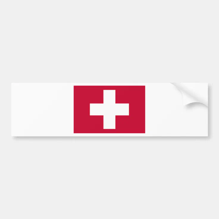 Red Cross Products & Designs! Bumper Sticker | Zazzle