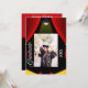 Red Curtain Black & Yellow Photo Graduation Grad Invitation | Zazzle