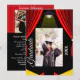 Red Curtain Black & Yellow Photo Graduation Grad Invitation | Zazzle