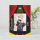 Red Curtain Black & Yellow Photo Graduation Grad Invitation | Zazzle