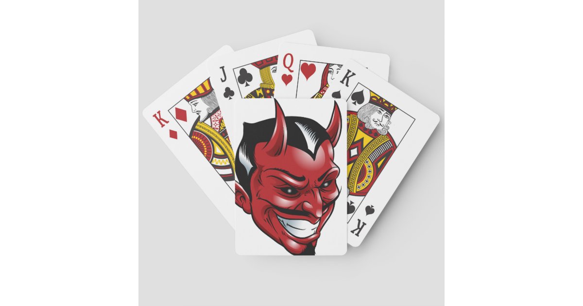 Red Devil Poker Cards | Zazzle