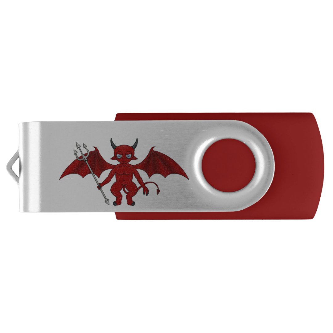 Red Devil USB Flash Drive | Zazzle