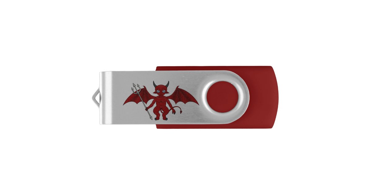 Red Devil USB Flash Drive | Zazzle
