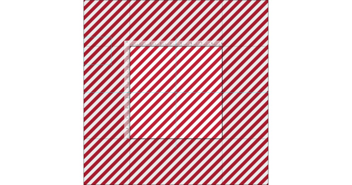 Red Diagonal Stripes Pattern Fabric | Zazzle
