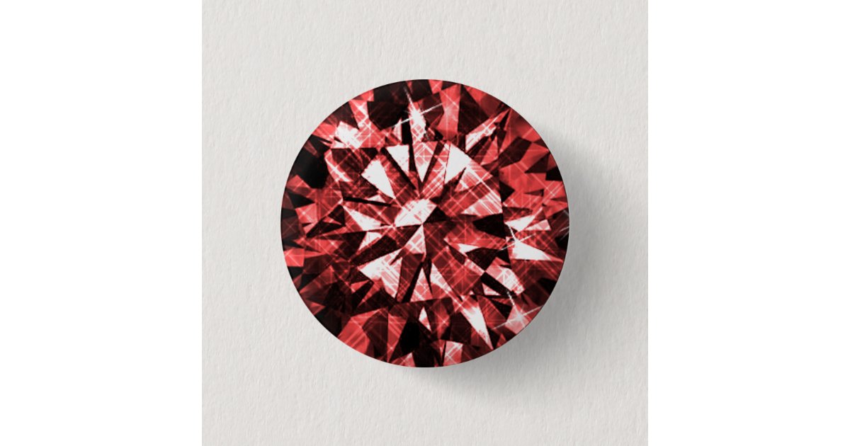 RED DIAMOND Button | Zazzle
