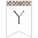 Red Dirt Bike Bunting Banner | Zazzle