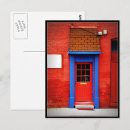 Red Door Postcard | Zazzle