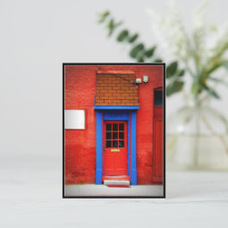 Red Door Postcard | Zazzle