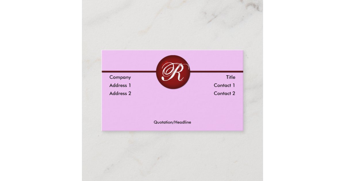Red Dot Profile Card | Zazzle