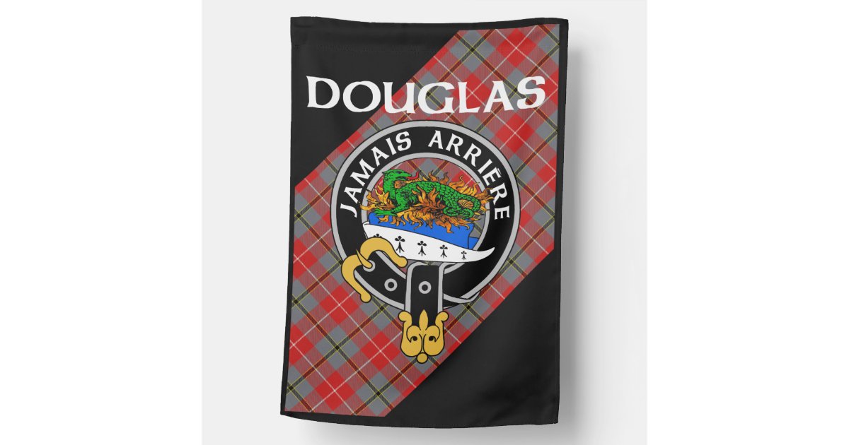 Red Douglas Salamander in Flames Badge Flag | Zazzle