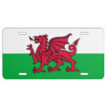 Red Dragon Celtic Flag of Wales & Welsh License Plate | Zazzle