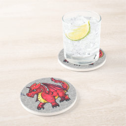 Red Dragon Coaster | Zazzle