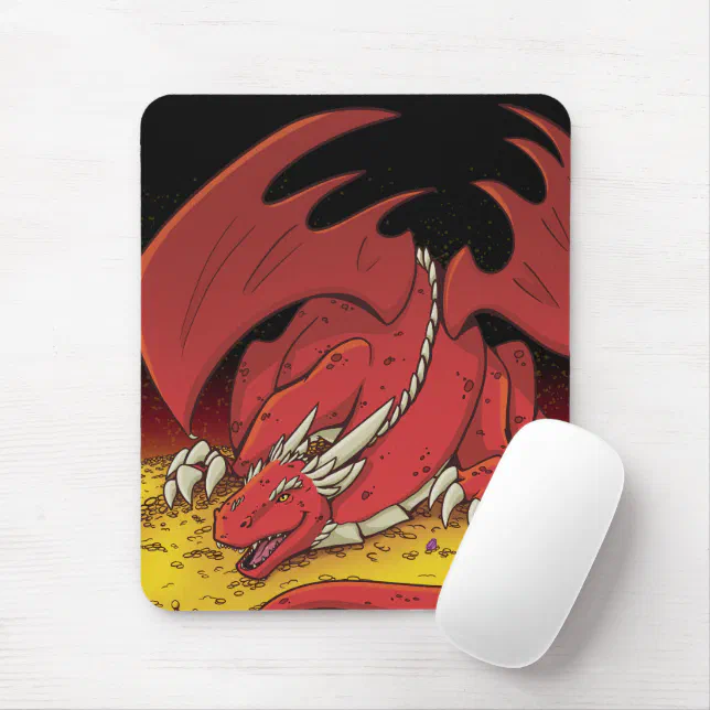 Red Dragon Mousepad | Zazzle
