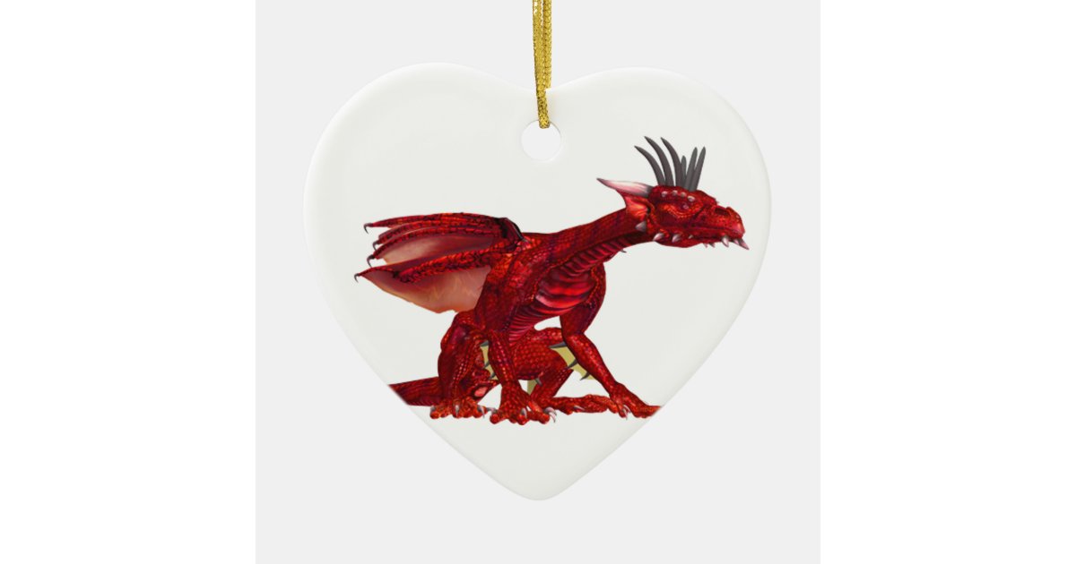 Red Dragon Ornament | Zazzle