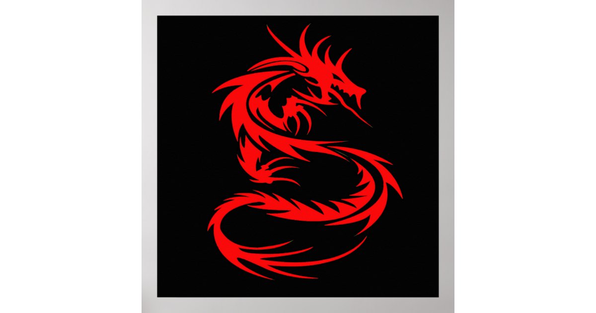 Red Dragon Poster | Zazzle