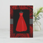 Red Dress Invitations | Zazzle