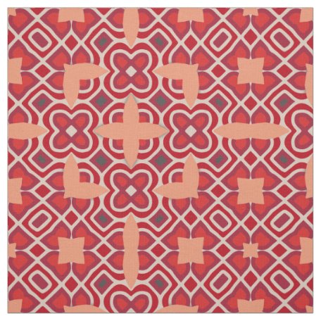 Islamic geometric pattern fabric | Zazzle