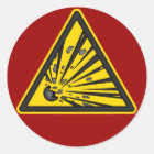 Explosive Warning Sticker | Zazzle.com