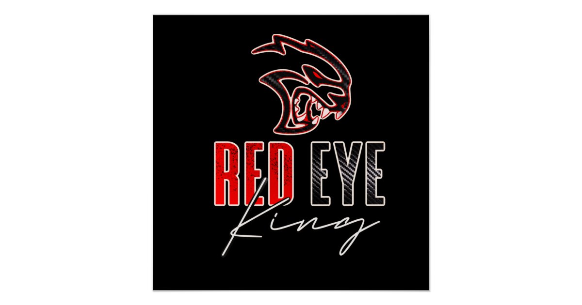 Red Eye King Poster | Zazzle