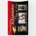 Red Fade Filter Effect Photo Graduation Banner | Zazzle