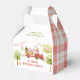 Red Farm animals birthday party Favor Boxes | Zazzle