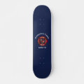 Red Fire Department Logo Custom Skateboard | Zazzle