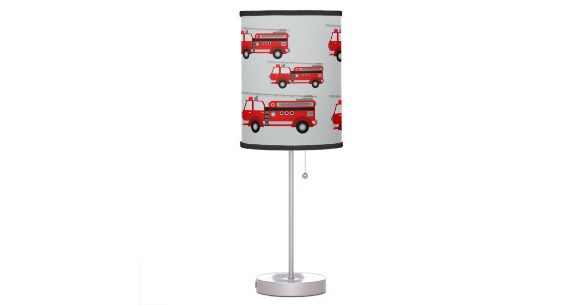 Red fire truck table lamp | Zazzle