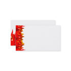 Red Flames Business Card Template | Zazzle
