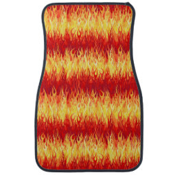 Red Flames Pattern – Hot Rod Car Floor Mat | Zazzle