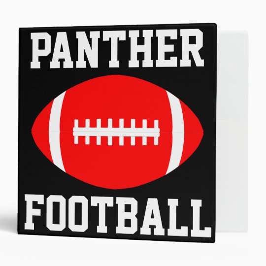 Red Football Custom Team Name Playbook Binder | Zazzle.com