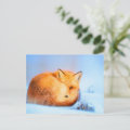 Red Fox Ap18 Artistic Painting Wildlife Artsy Postcard | Zazzle